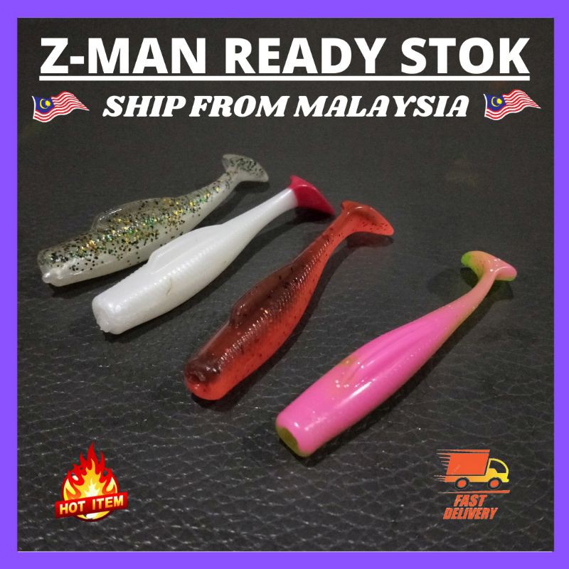 MALAYSIA STOCK (Zman) Soft Plastic Umpan Belanak Plastic Casting Siakap ...