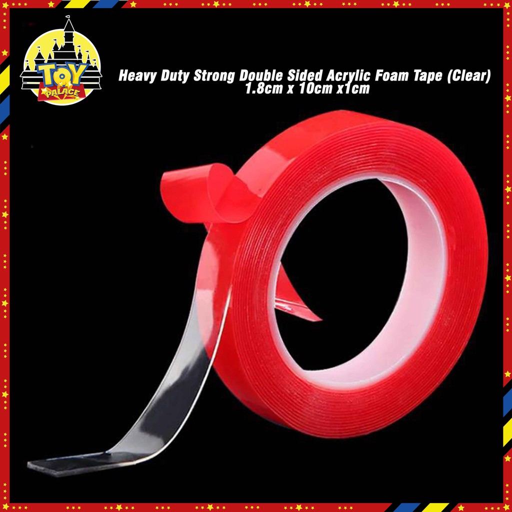 🇲🇾 New Arrival💕Heavy Duty Strong Double Sided Acrylic Foam Tape (Clear ...
