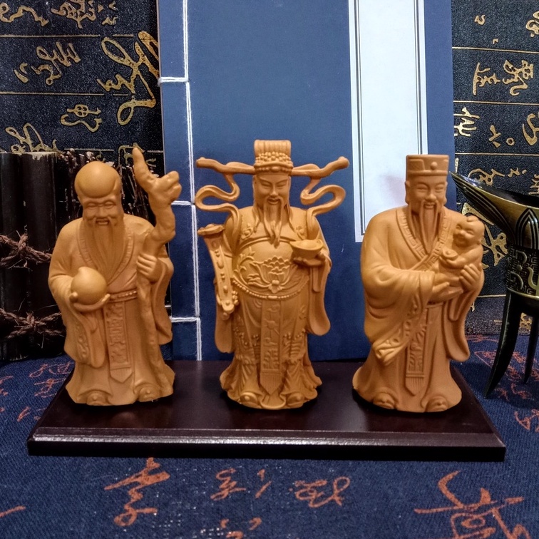 Feng Shui Fu Lu Shou Decoration 福禄寿三星摆件 | Shopee Malaysia