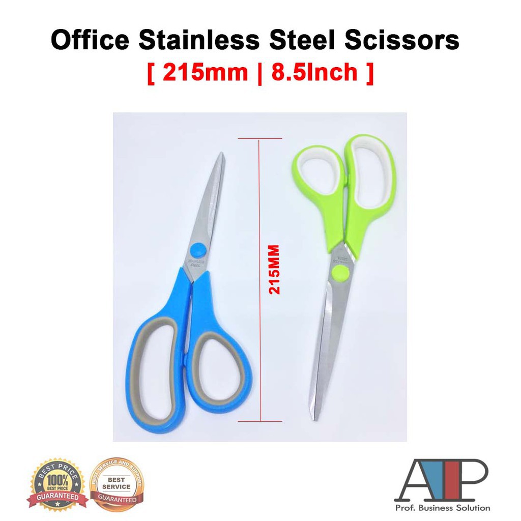 Office Stainless Steel Scissors 215mm 8.5inch | Shopee Malaysia