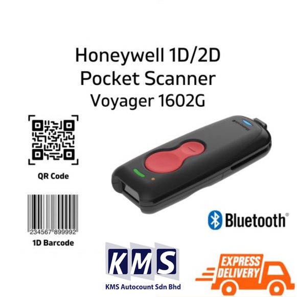 Honeywell Voyager 1602g Pocket Scanner 1D/2D Bluetooth Scanner Wireless Scanner | Shopee Malaysia