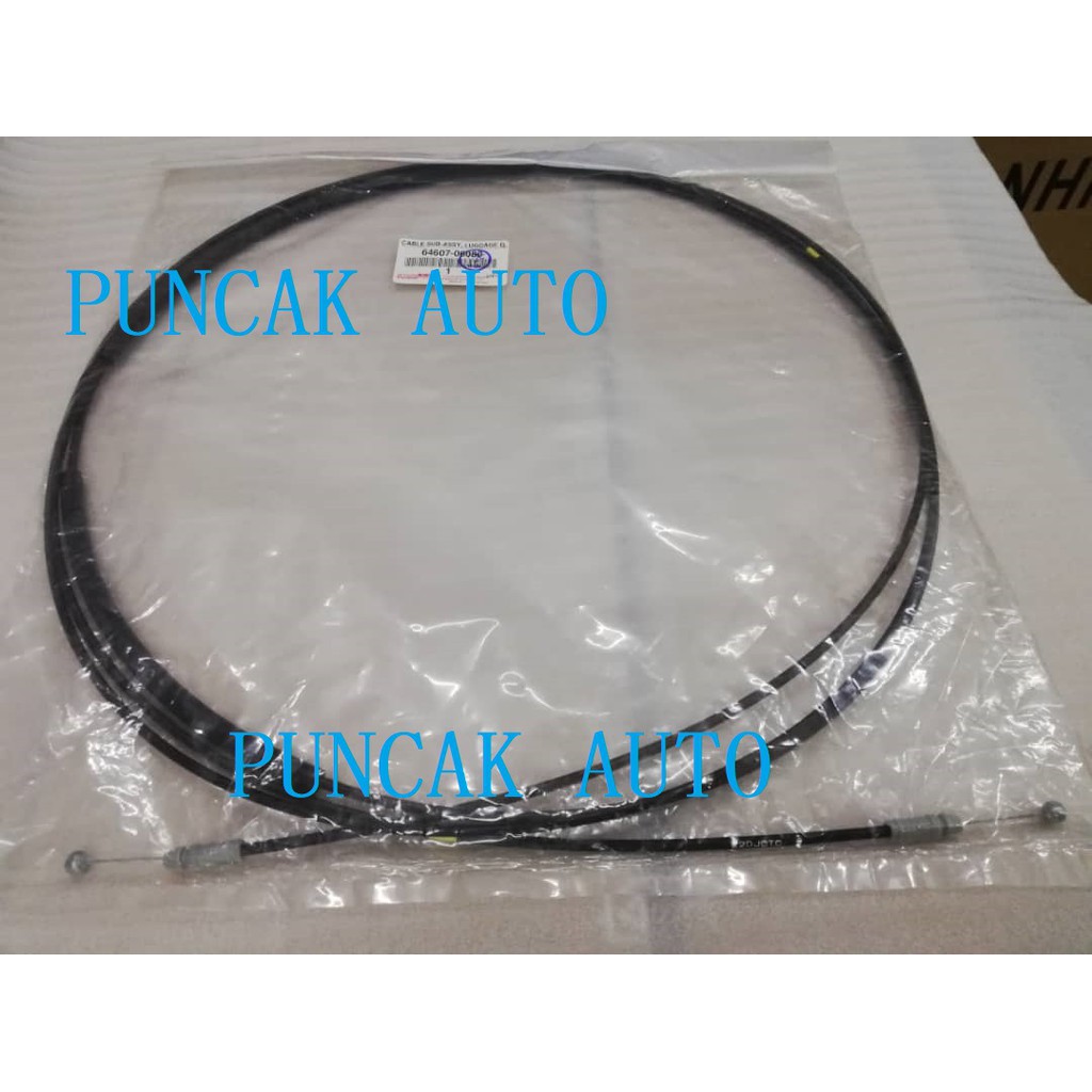 ORIGINAL TOYOTA CAMRY ACV40 2008-2012 REAR BONNET CABLE (64607-06080 ...