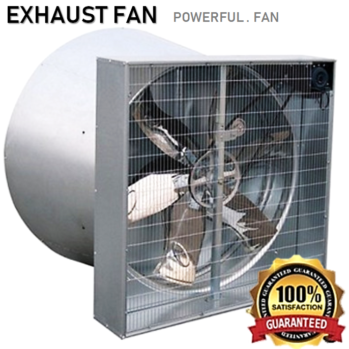 THREE Phase 138CM Butterfly Shutter Style Cone Exhaust Fan (55") 55 ...