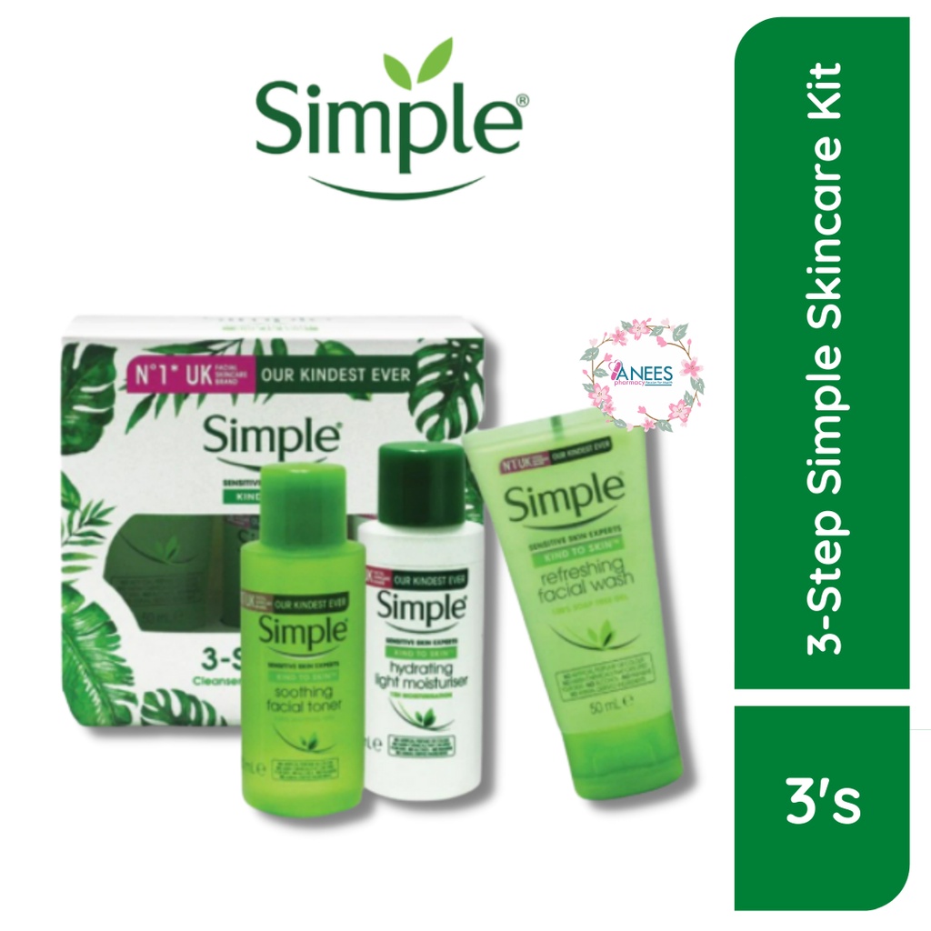 Simple Kind To Skin 3-Step Kit 50ml | Shopee Malaysia