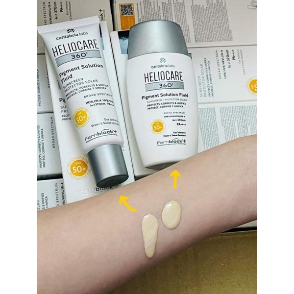 Helio.care PIGMENT solution fluid sunscreen, date 2027 | Shopee Malaysia