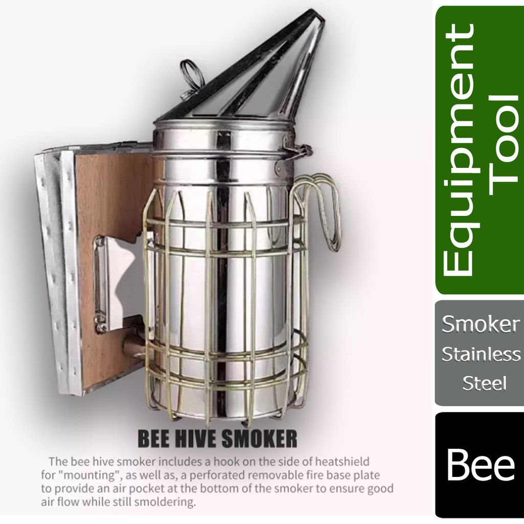 Smoker Stainless Steel Beekeeping Beehive Manual Bee Smoke / Asap Lebah | Shopee Malaysia