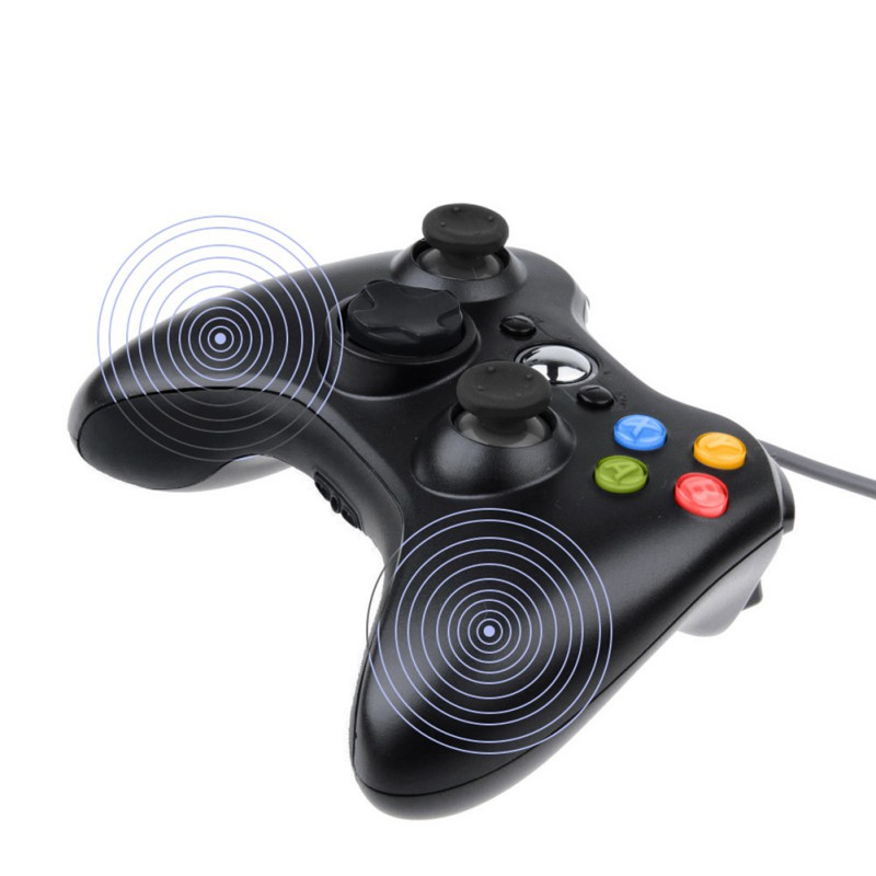 USB Wired Joypad Gamepad Controller Black For Official Microsoft PC for ...