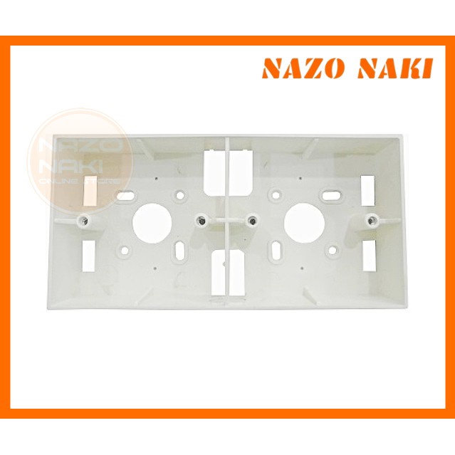 3X3 / 3X7 PVC Box Surface Type Nut Box / Electrical Box / Double Single ...