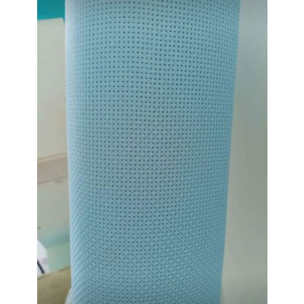 🇲🇾 local seller - 11CT Cross Stitch Fabric Cloth Sky Blue / Kain cross ...