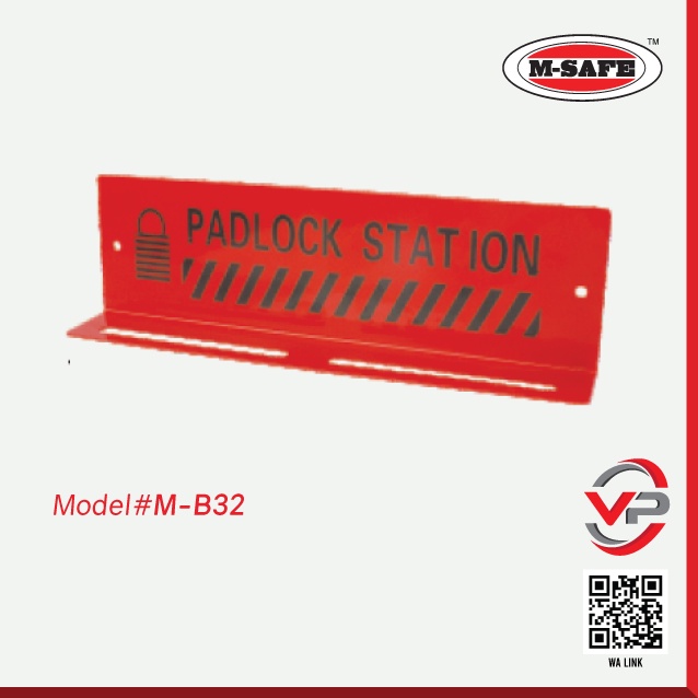 M-SAFE SAFETY PADLOCK STATION LOCKOUT / LOCKOUT TAGOUT / LOTO SAFETY ...
