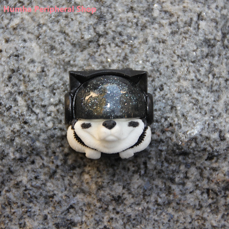 Artisan keycap Space dog keycaps Hand made Resin keycap mechanical ...