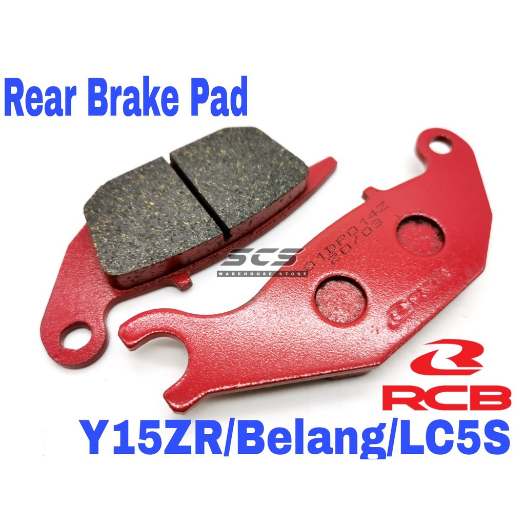 Rear Disc Brake Pad RCB E Series Racing Boy Y15ZR Belang LC5S LC135 ...