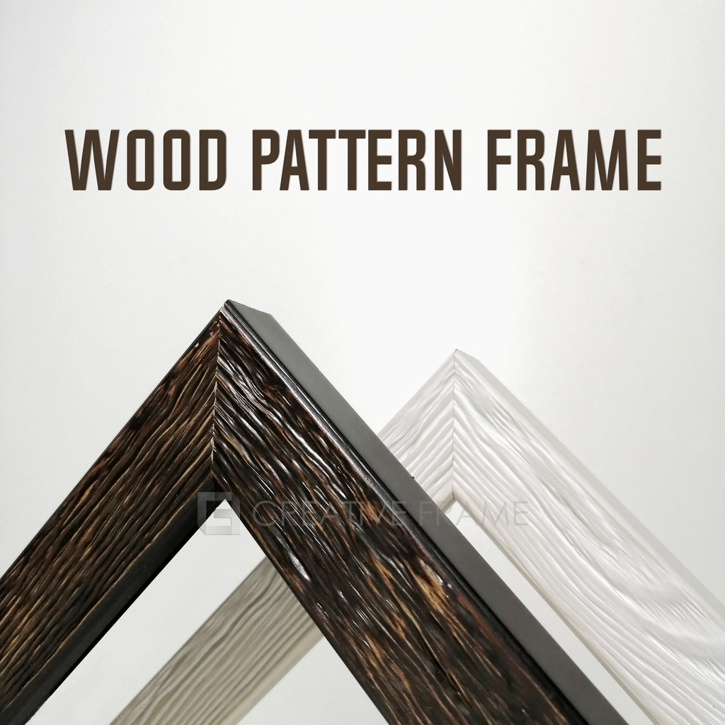 CREATIVE Photo Frame | Wood Pattern Frame [8R/8R+/A4/10R/10R+/11R/12R ...