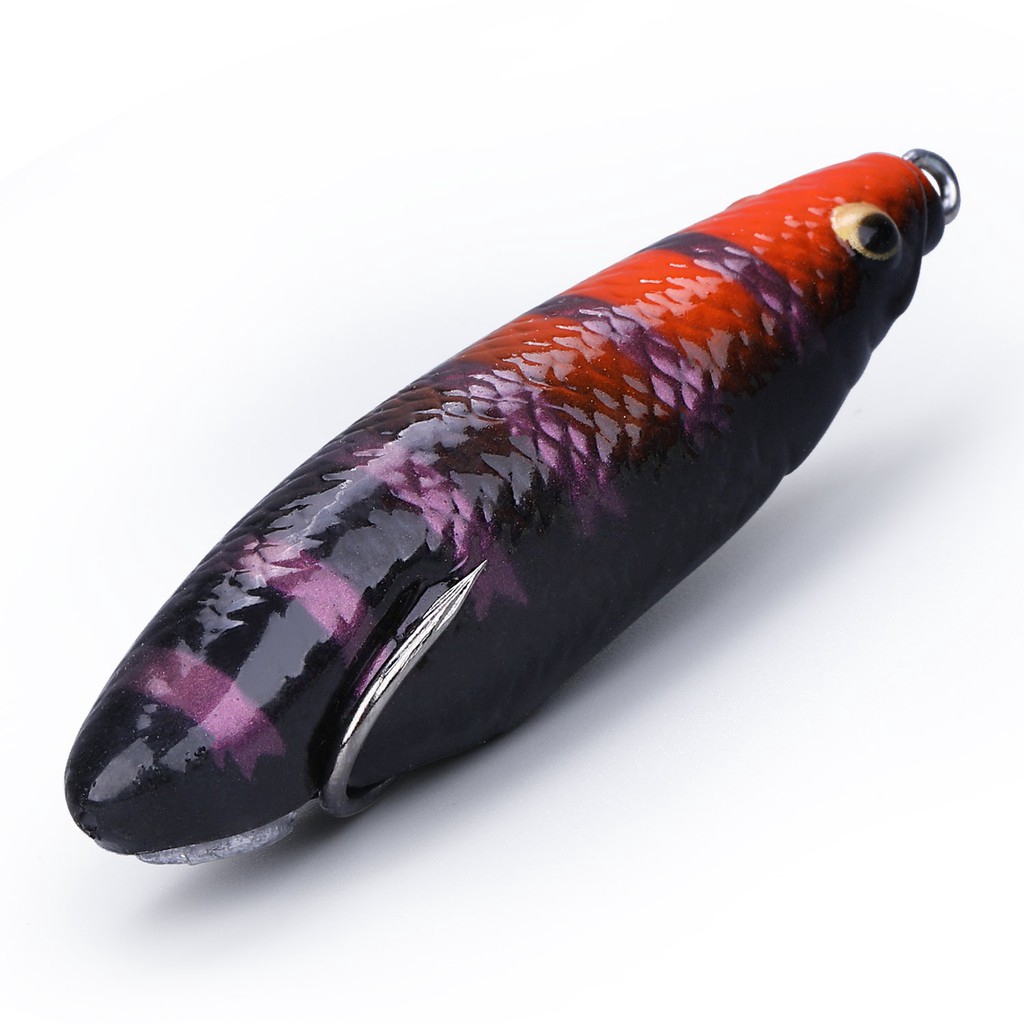Sogayilang Fishing Bait with 3D Eyes Soft Frog Bait Lures Hooks for ...