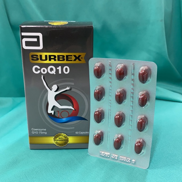 Abbott Surbex CoQ10 Coenzyme Q10 75mg cap 30’s/60’ s Exp 1/2025 ...