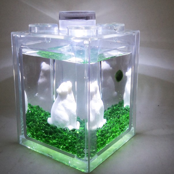 【READY STOCK】Aquarium Mini Lego Block Tank Betta, Guppy Tank Building ...