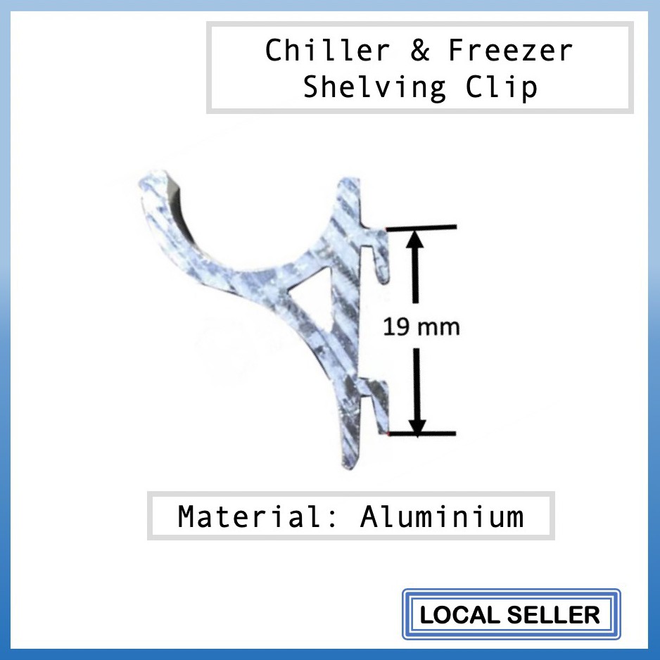Commercial Refrigeration Shelving Clip Aluminium Clip Peti Chiller ...