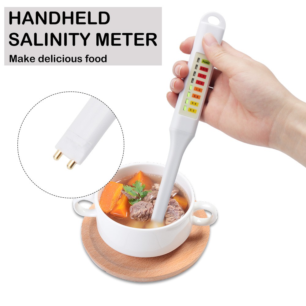 Salt Salinity Tester Pen LED Electronic Soil Salinity Meter Waterproof ...