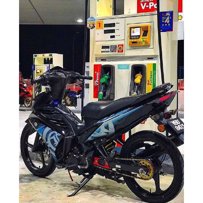 COVERSET ORIGINAL HONG LEONG YAMAHA HLY VELOZI M SEKI LC LC135 V2 V3 V4 V5 V6 BIRU BATIK SMOKE ...