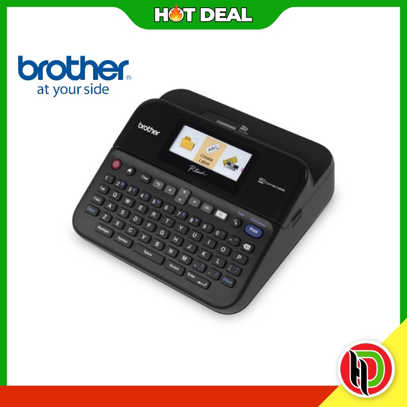 Hotdeal Brother PT-D600 P-touch Label Printer With Full-Colour LCD ...