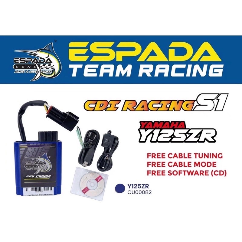ESPADA RACING CDI UNIT S1 LC135 V1 V2 V3 V4 V5 V6 V7 / Y125ZR / EX5 / ECU Y15 YSUKU Y15ZR V2 ...