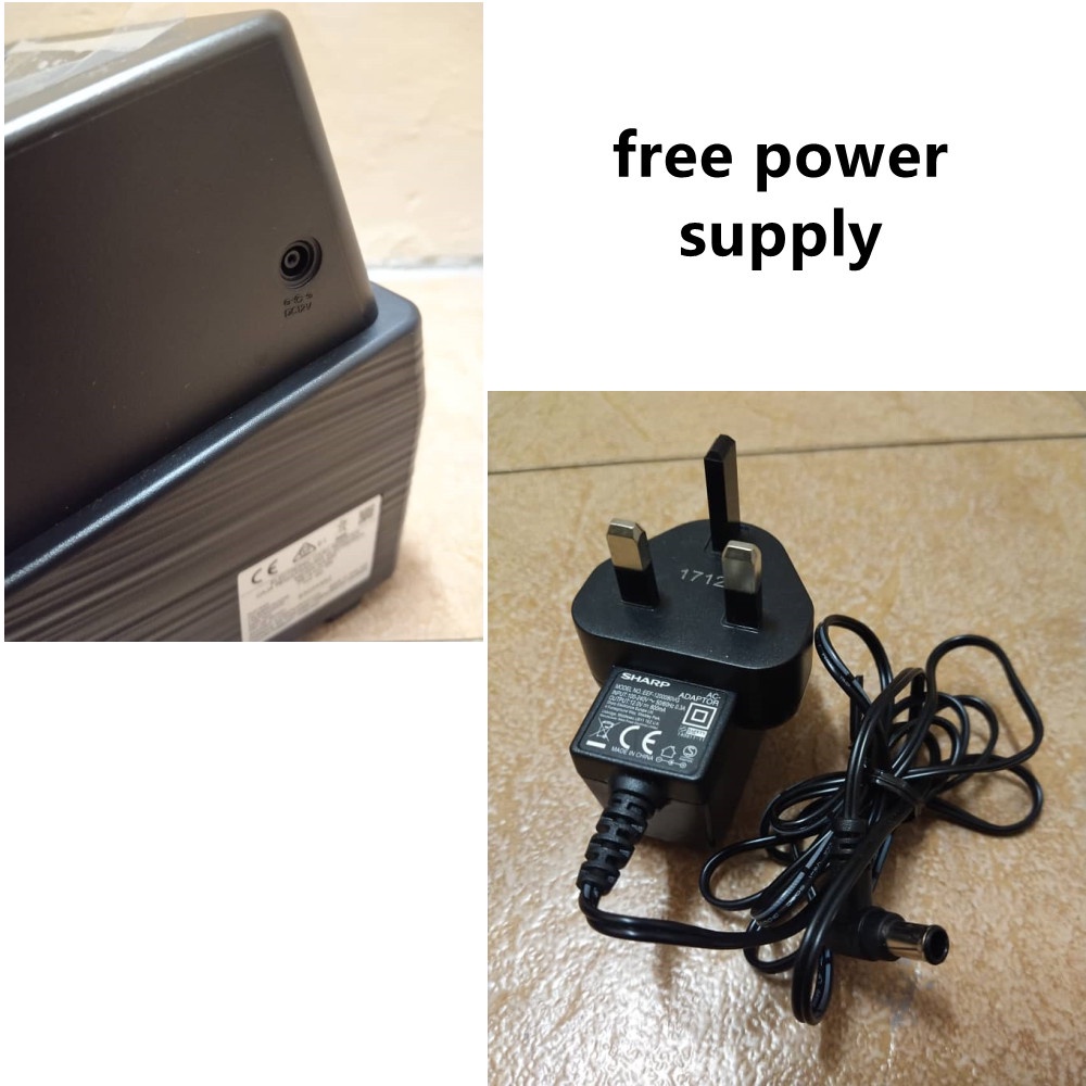 SHARP XE-A107-BK ELECTRONIC CASH REGISTER DRAWER 5 YEARS WARRANTY MONEY ...