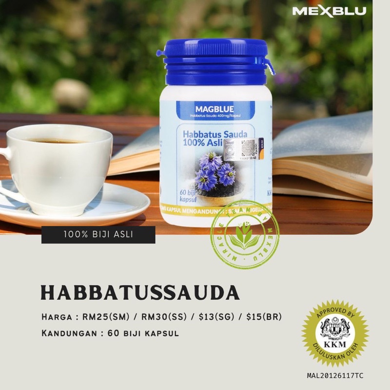 Habbatus Sauda💯%MagBlue(Original) | Shopee Malaysia