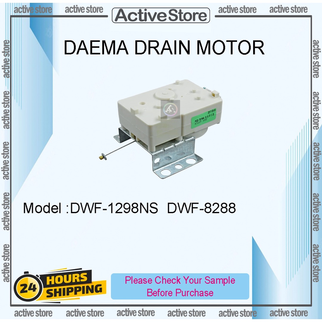 Daema Washing Machine Drain Motor DWF-8288 DWF-1298NS | Shopee Malaysia