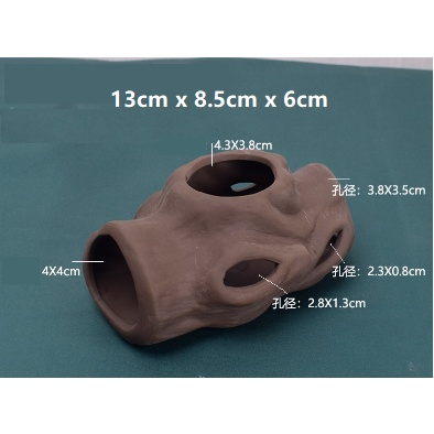 Aquarium Ceramic Decoration Fish Nest and Breeding House Nest Spawning ...