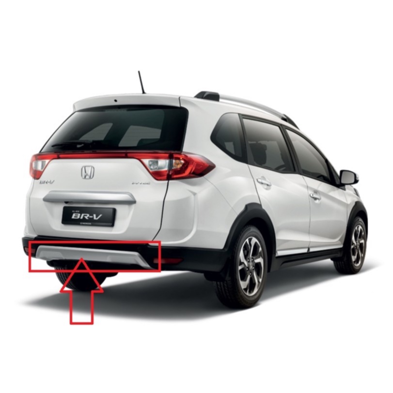 HONDA BRV 2016 REAR BUMPER BELAKANG LOWER SKIRT (SILVER COLOUR ...