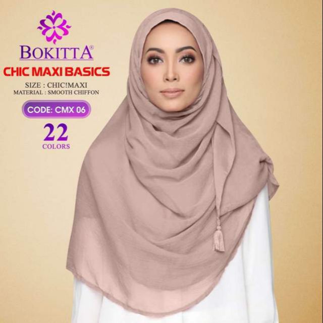 💥 READY STOCK MALAYSIA💥TUDUNG BOKITTA CHIC MAXI COLLECTION 💥 | Shopee Malaysia