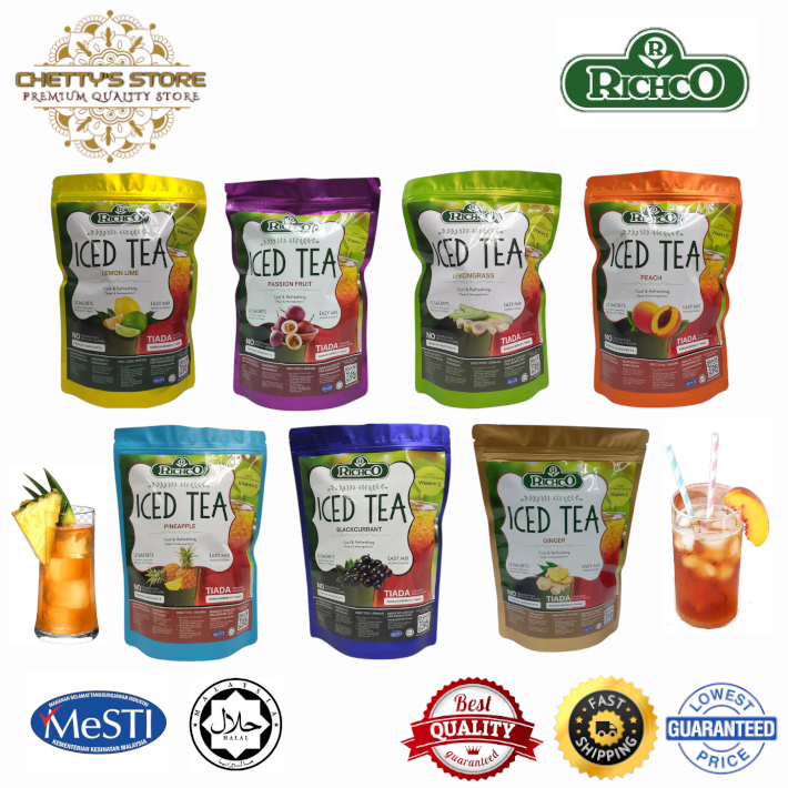 Richco Instant Flavored Ice Tea Sachets 12 Sachet (HILTON HOTEL ICED ...
