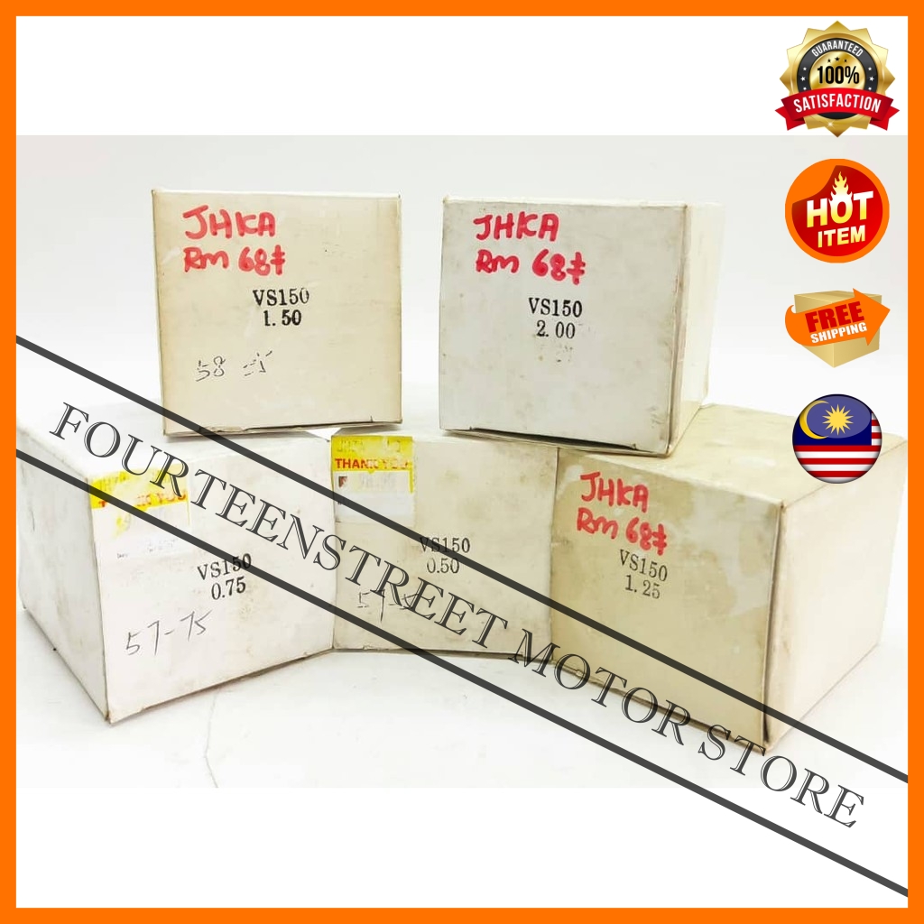 Suzuki VS150 VS 150 / Yamaha Ego 57.50mm ~ 59mm Piston Kit Pin 15 ...