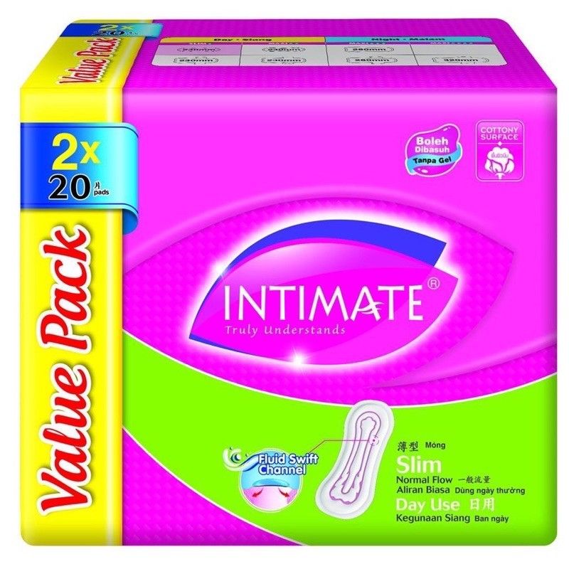Intimate Sanitary Pad Value Pack Day Use (Slim Wing) | Shopee Malaysia