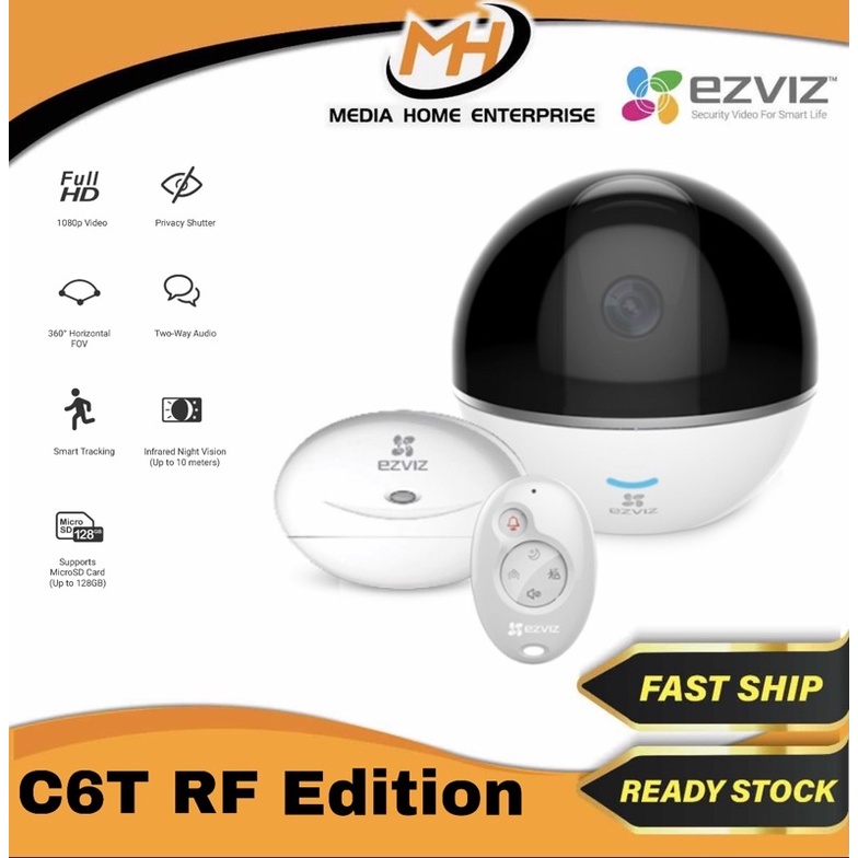 Ezviz Security Camera Built-in Alarm Hub CS-CV248-A3 (C6T RF Edition ...