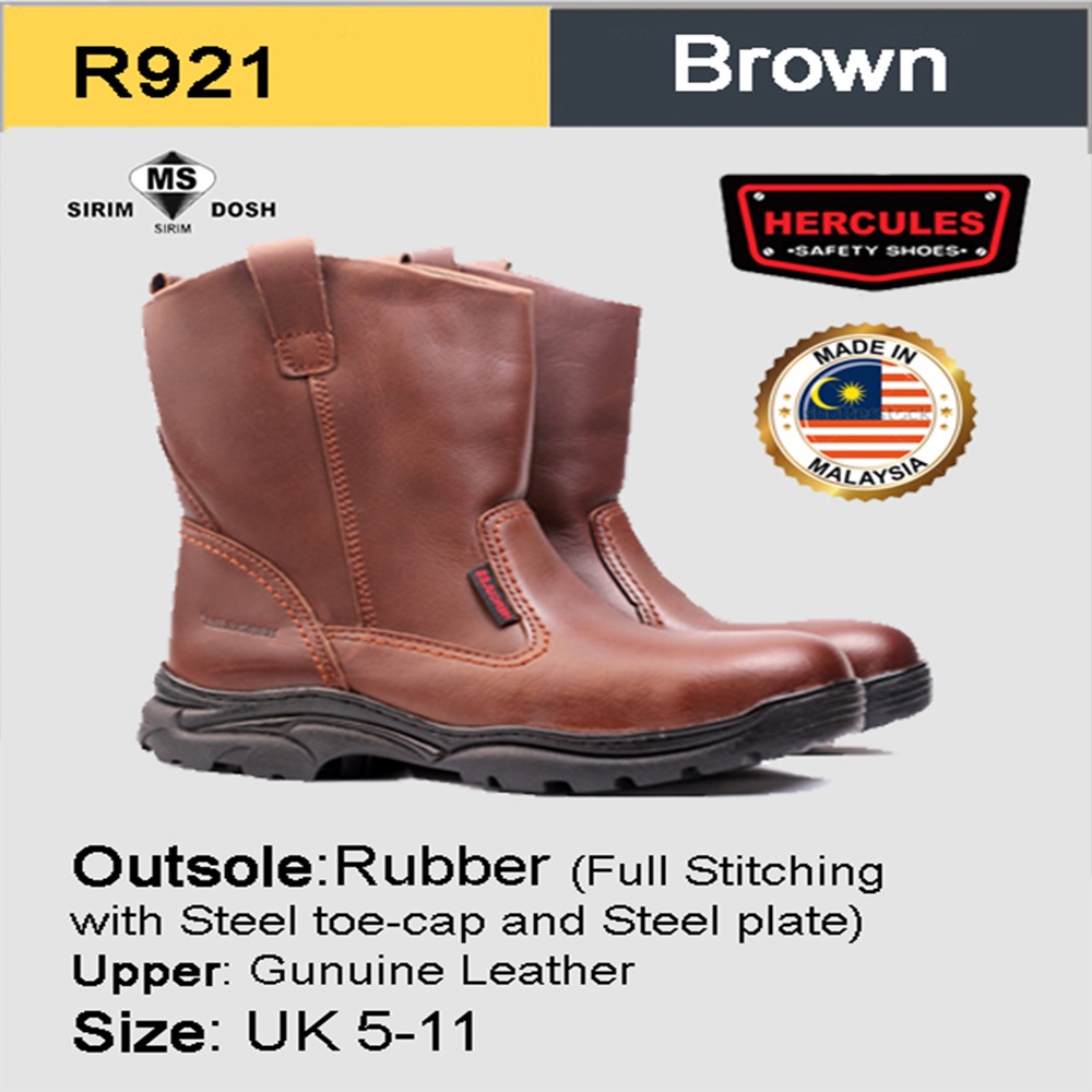 Hercules High Cut Safety Shoes Safety Boot Premium R921 Made In ...