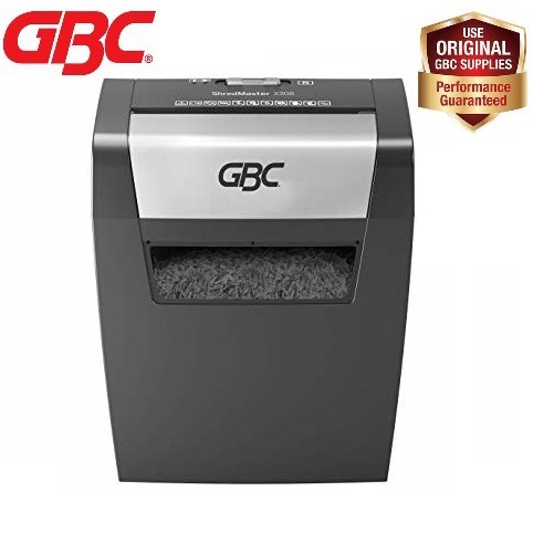 GBC ShredMaster X308 Cross Cut Paper Shredder 9 sheets Mesin Perincih ...