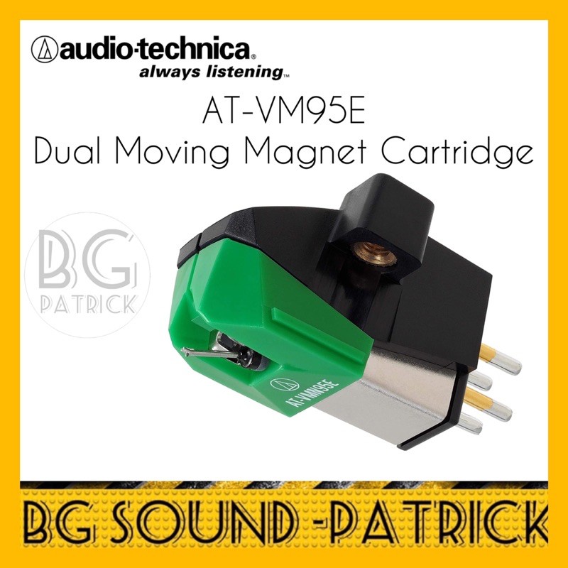 Audio Technica AT-VM95E Dual Moving Magnet Cartridge / VM95 / VM-95E ...