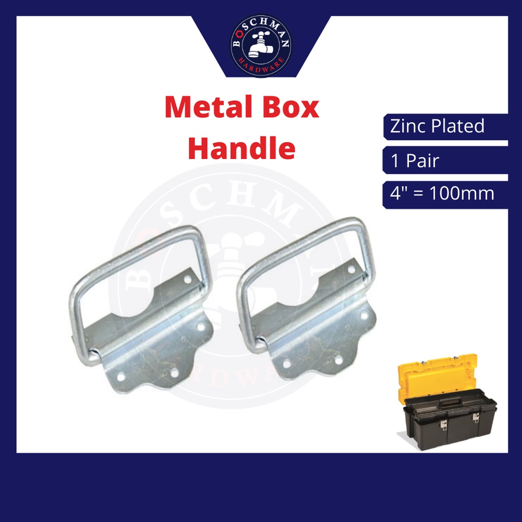 Metal Handle Zinc Plated Box Handle Pull Handles for toolbox lifting ...