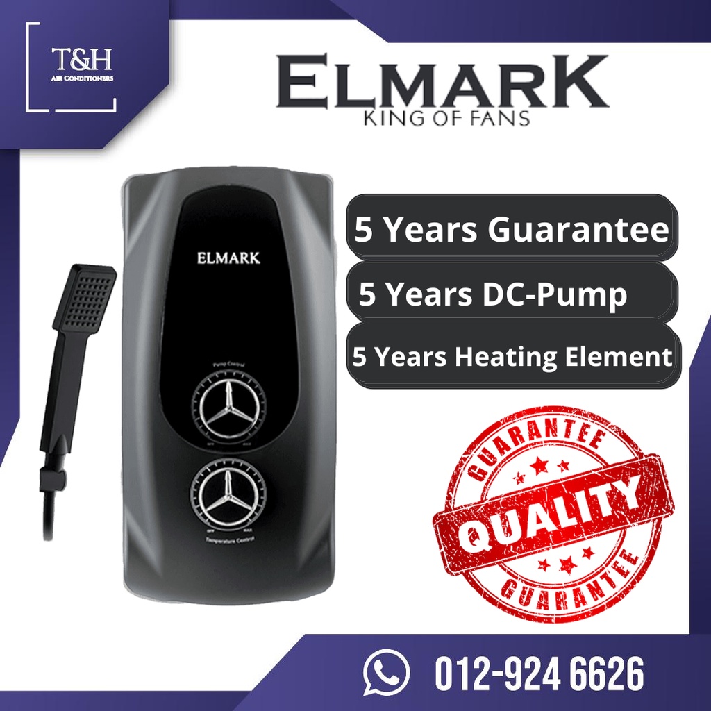 Elmark Silent DC Booster Pump Inverter Instant Water Heater LAMBOSPA ...