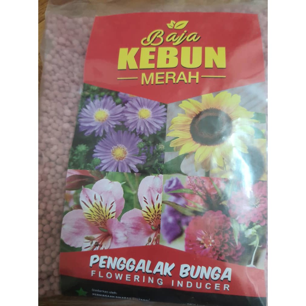 800 gram Baja Kebun Merah (Penggalak Bunga) | Shopee Malaysia