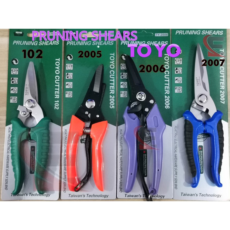 TOYO PRUNING SHEAR 102/2005/2006/2007(SHARP CUTTER) | Shopee Malaysia