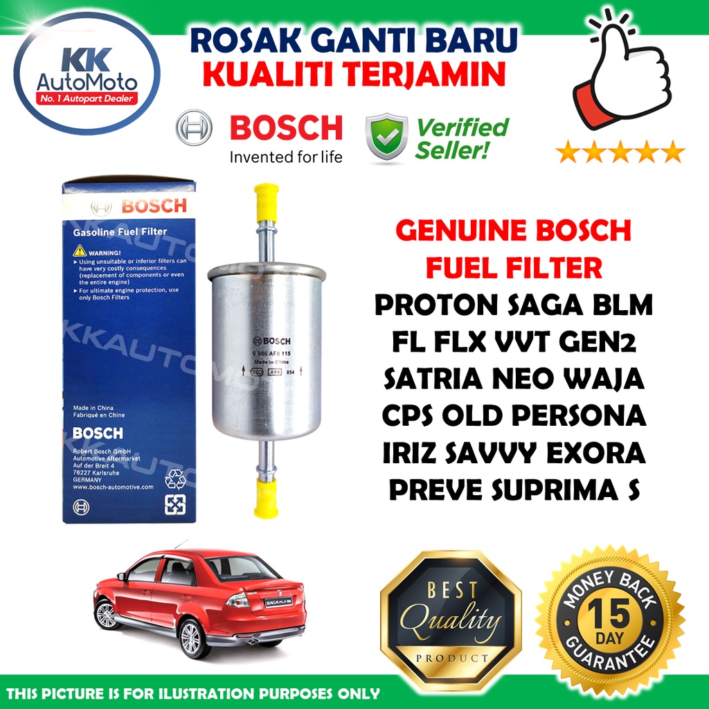 Proton Saga BLM FL FLX VVT Gen2 Satria Neo Waja CPS Old Persona Iriz ...