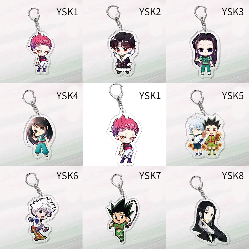 KUHONG Hot Anime HUNTER X HUNTER Keychain Killua Irumi Hisoka Acrylic ...