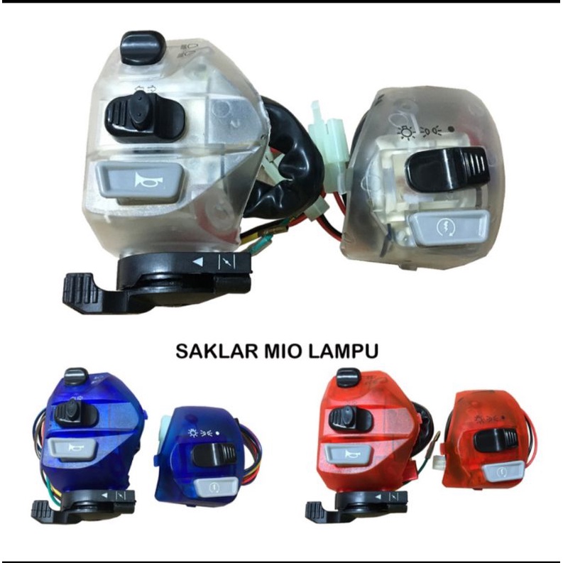 Switch set transparent rightKiri yamaha matic mio soul mio j mio gt mio ...