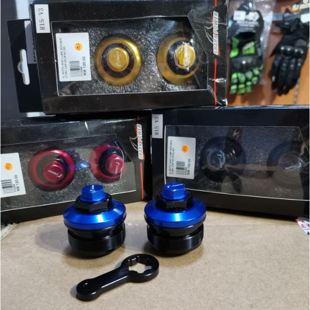 Yamaha R15 fork Cap racing #sp | Shopee Malaysia
