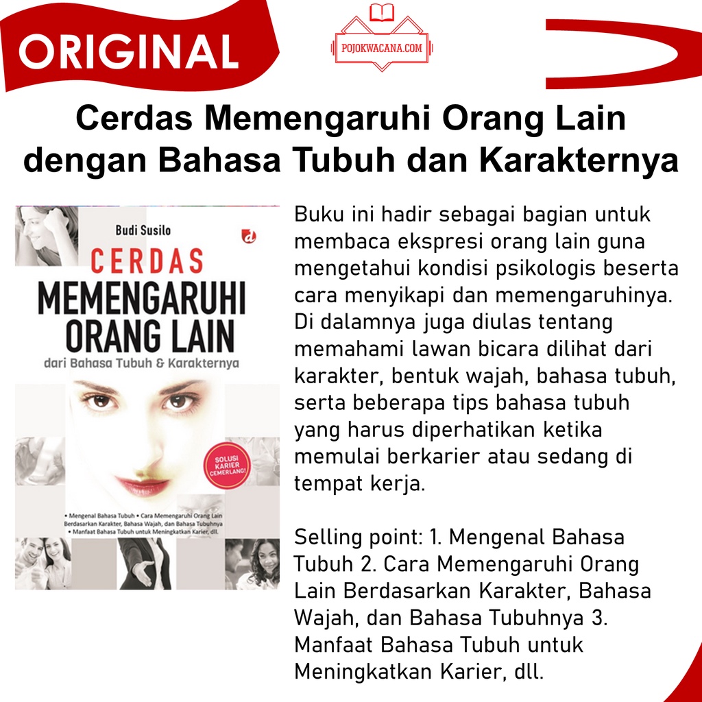 Original - Psychology Book - Smart in Influence Others with Body ...