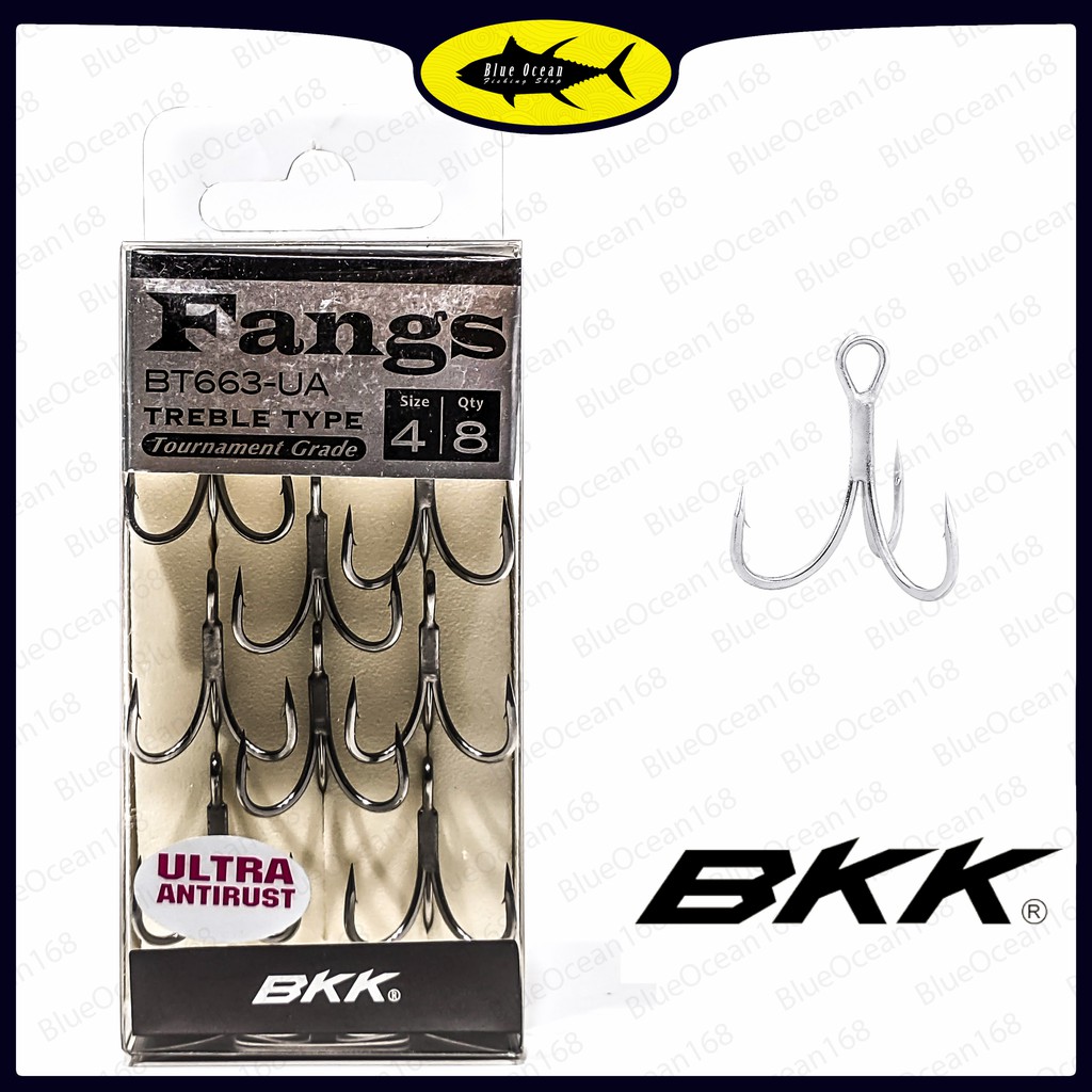 BBK FANGS TREBLE FISHING HOOK BT663-UA | Shopee Malaysia