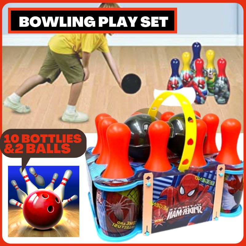 Set Bowling Mainan untuk Kanak-kanak Set Bowling Mainan Bola Main Sukan ...