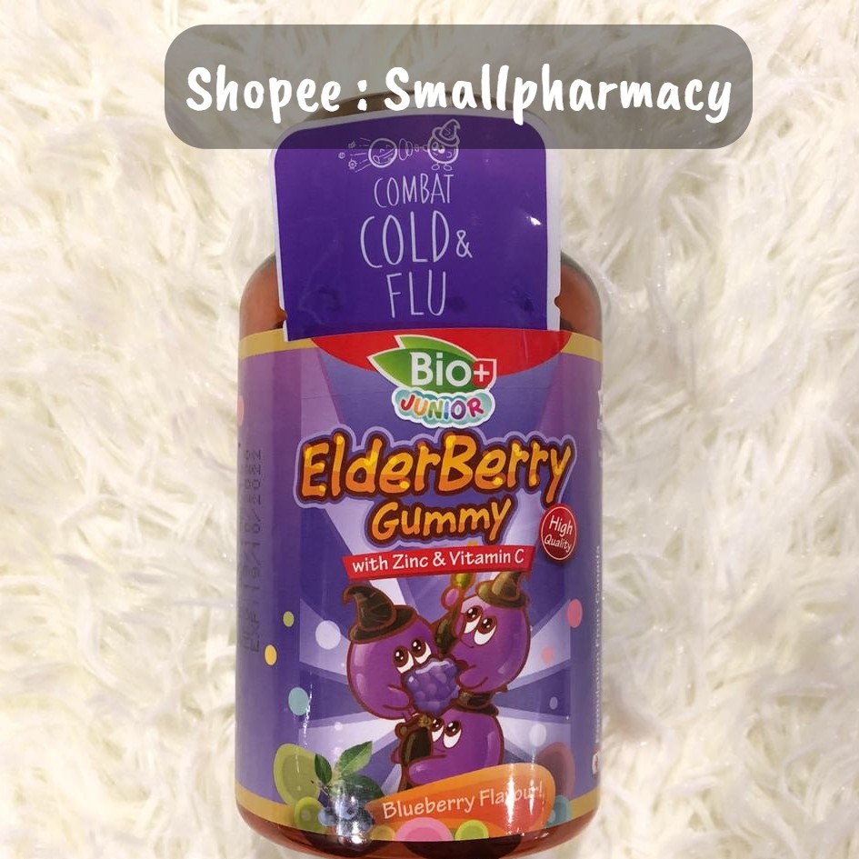 Bio+ Junior Elderberry Gummy Blueberry 60s ( Immunity ) 380012 | Shopee ...